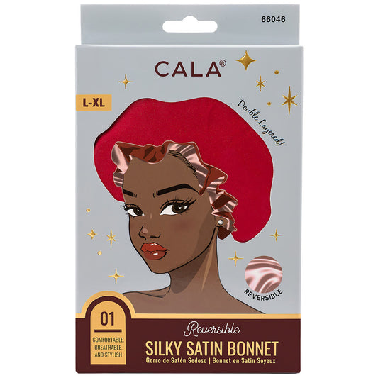 CALA Silky Satin Bonnet - Red/Pink – HB Beauty Bar